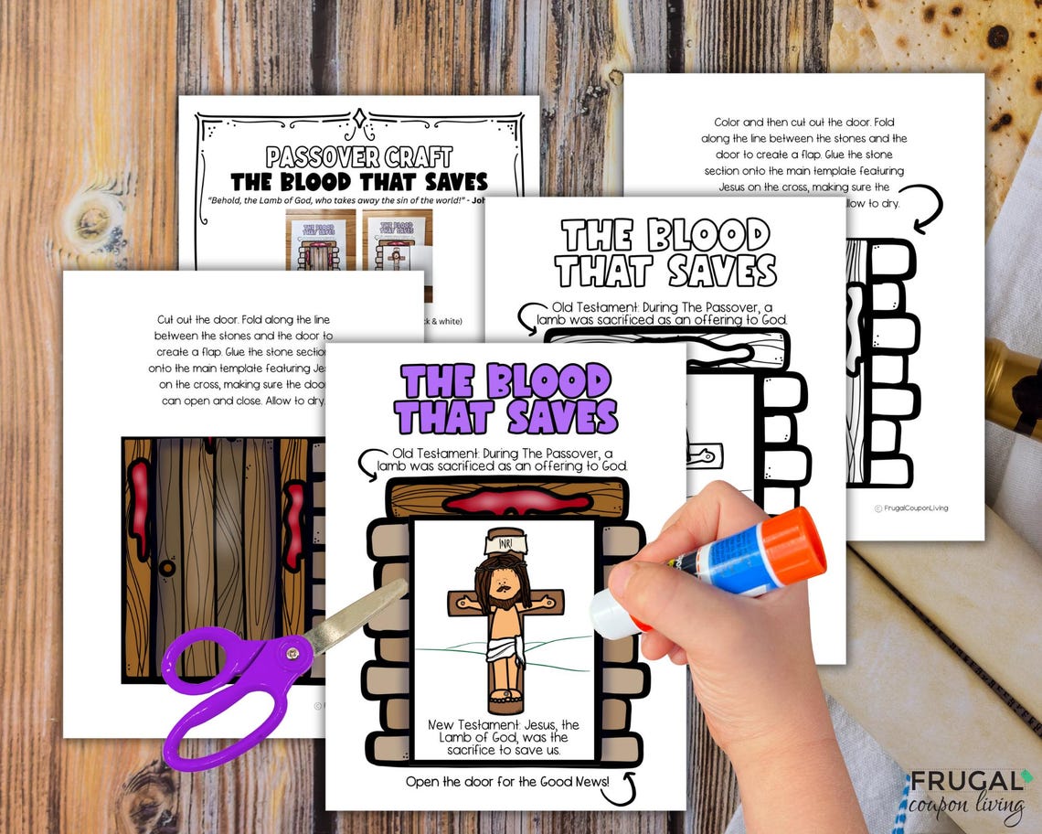 Christian Passover Craft for Kids, Easter Lamb of God and Jewish Pesach ...