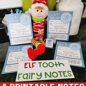 Tooth Fairy Letter Christmas Elf Prop USE ALL YEAR, Personalized Elf ...