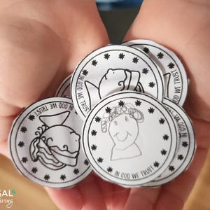 Parable of the Lost Coin Craft for Kids, Lost Silver Coin Parable of ...