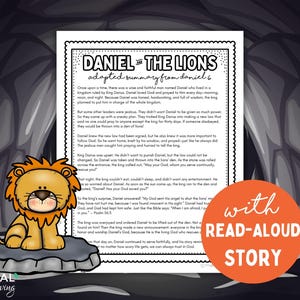 Daniel and the Lions Craft for Kids, Daniel in the Lions' Den Bible ...