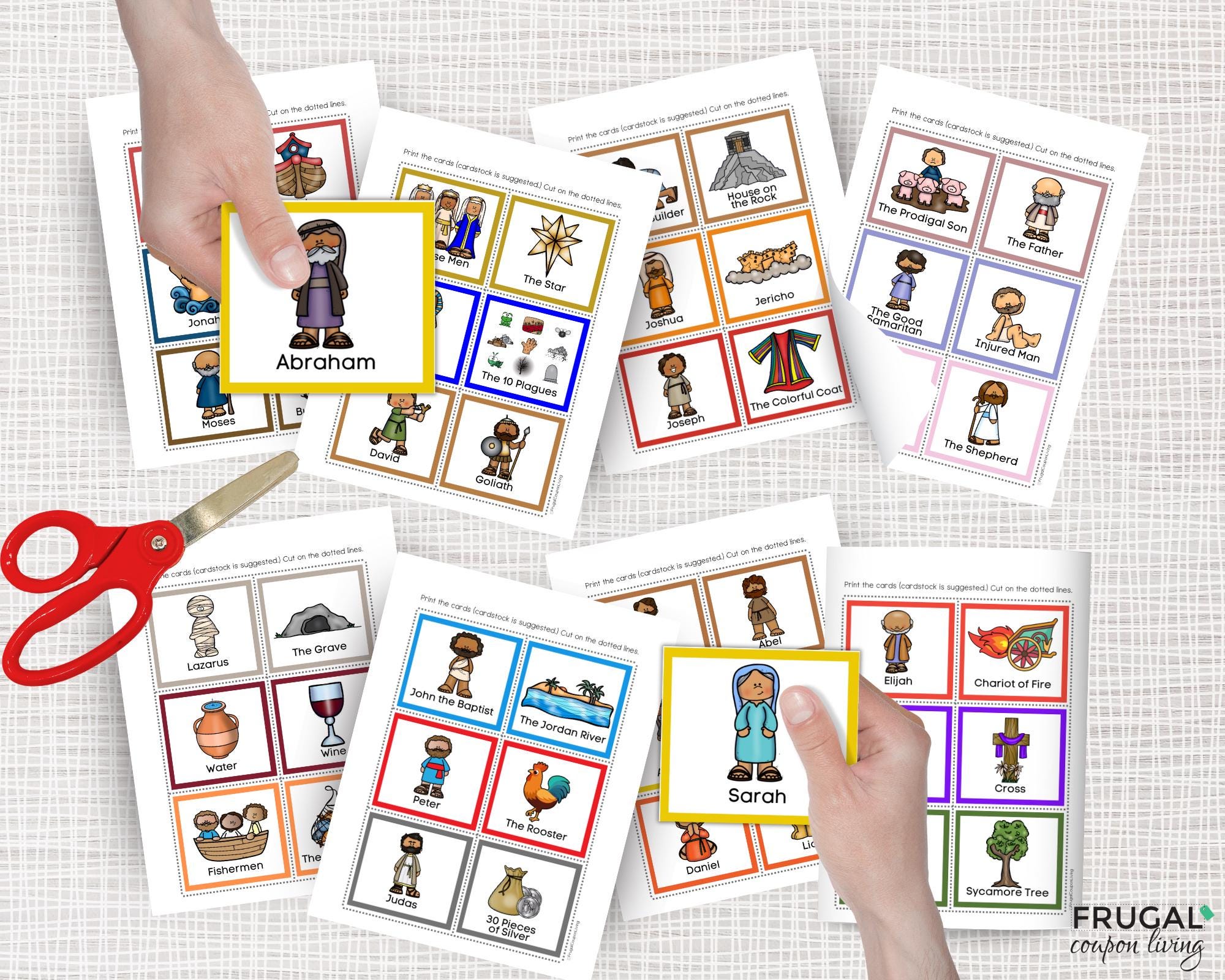 Bible Partner Pairing Cards, Find a Partner Christian Classroom ...