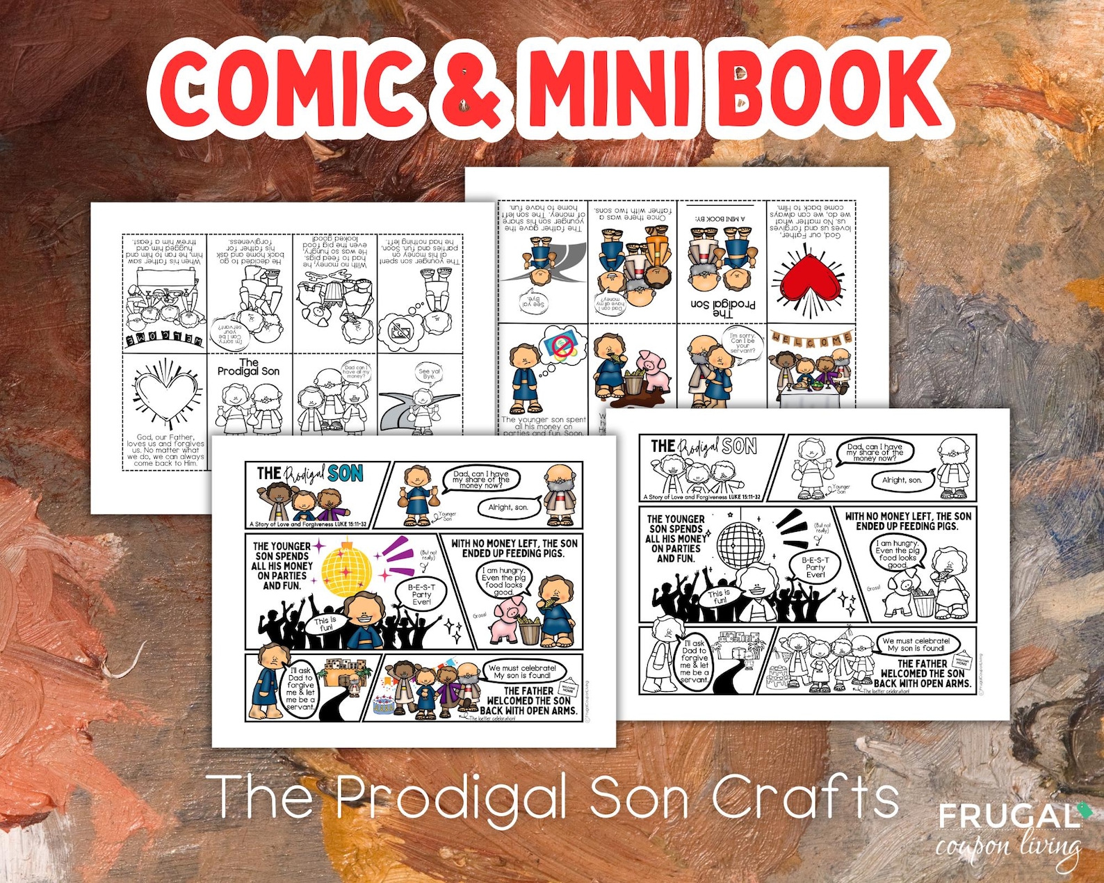 The Prodigal Son Craft Bundle for Kids, Parable Luke 15 the Lost Son ...