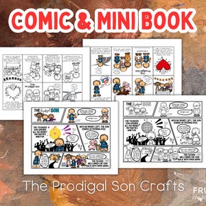 The Prodigal Son Craft Bundle for Kids, Parable Luke 15 the Lost Son ...