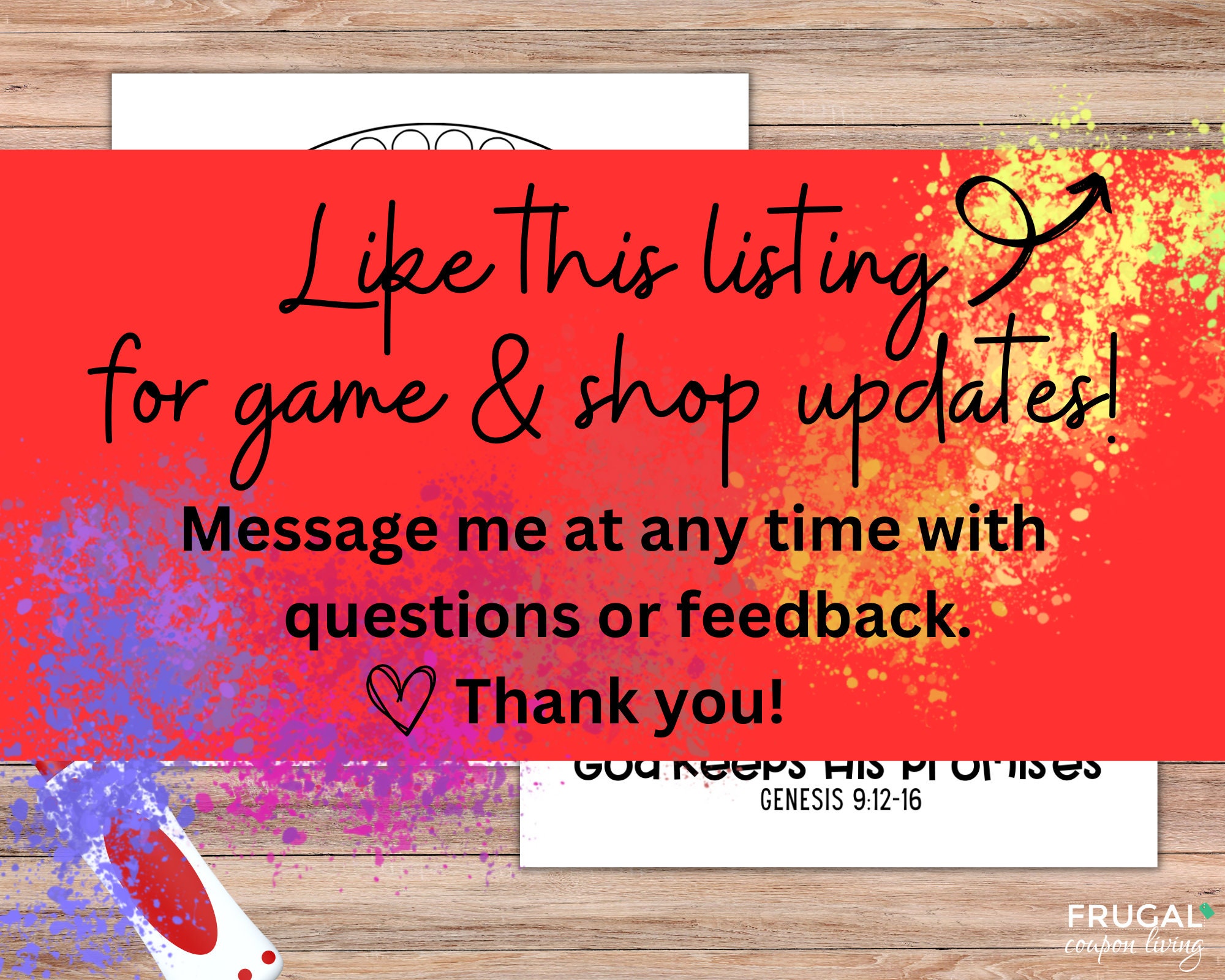 God's Promise Rainbow Dot Marker Toddler Christian Craft - Etsy