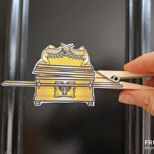 Ark of the Covenant Craft for Kids, DIY Interactive Bible Craft Inside ...