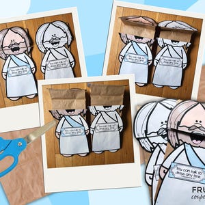 Talk to Jesus Puppet Craft for Kids, How to Talk to Jesus Christian ...