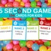 5 Second Game for Kids, 156 Printable Kids Name 3 Game Cards to Print ...
