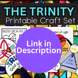 Holy Trinity Pyramid Printable Template, God 3-in-1 Trinity Sunday ...