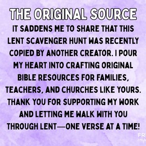 40 Days of Lent Bible Scavenger Hunt Printable, Journey to the Cross ...