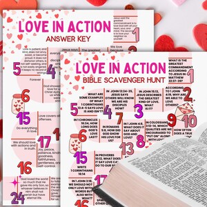 Love Bible Scavenger Hunt, Christian Valentine's Day Trivia Questions ...