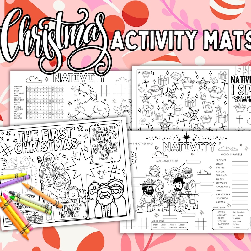 Activity Sheets - Etsy