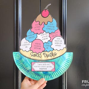 Ice Cream Craft for Kids, Taste & See That the Lord is Good Psalm 34:8 ...