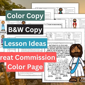 The 12 Disciples Craft Mini Book, 12 Disciples of Jesus Facts Bible ...