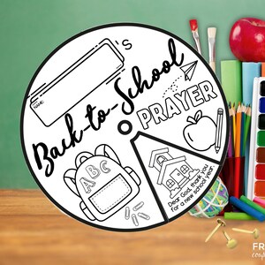 First Day of School Prayer Printable, Kids' Back-to-school Prayer ...