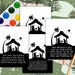 Nativity Watercolor Craft, Kids' Advent Art Activity Manger Silhouette ...