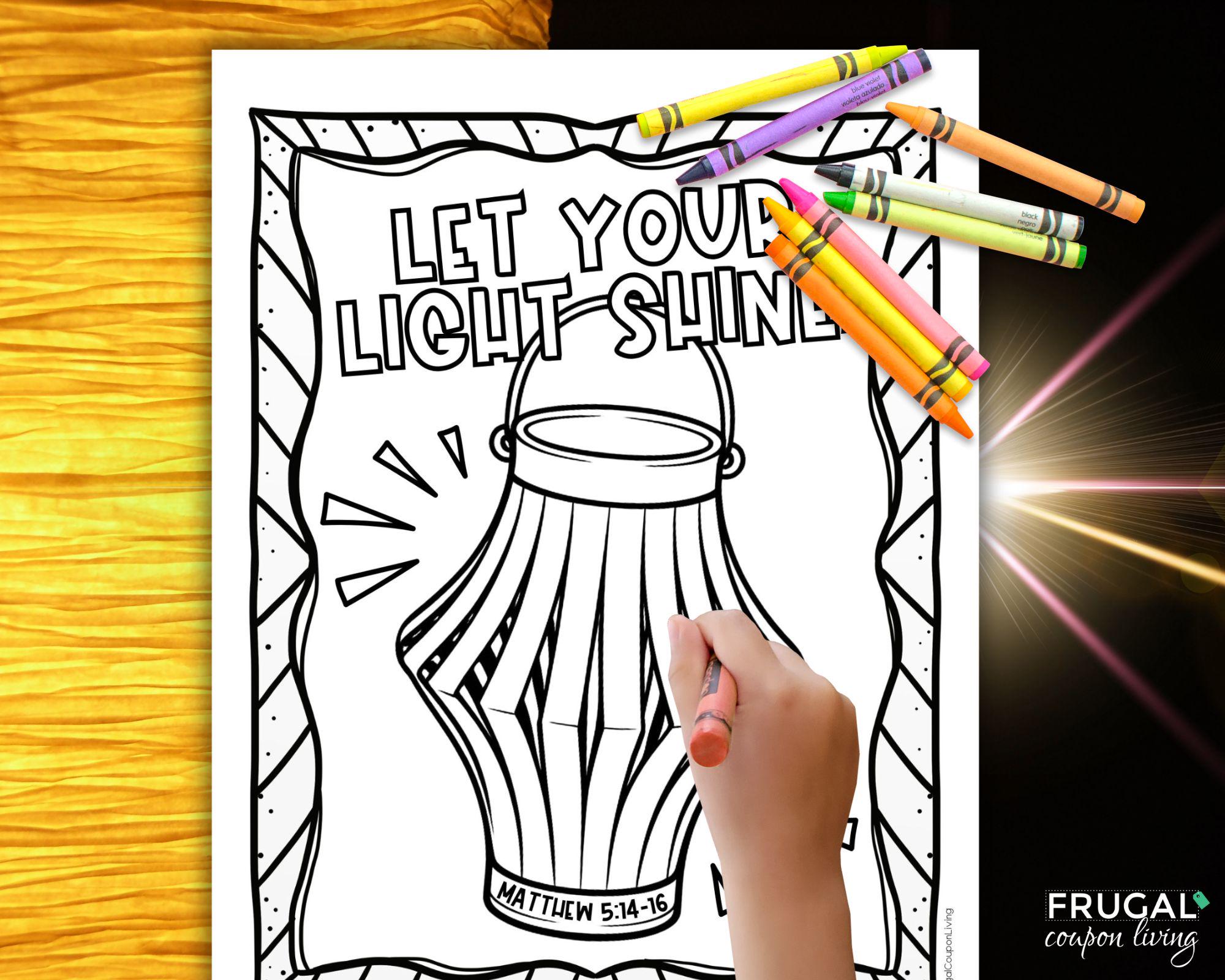 Let Your Light Shine Lantern Craft, VBS Illumination Light of the World ...