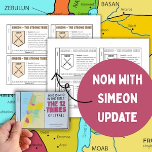 12 Tribes of Israel Bible Craft Story Book, 12 Tribes of Judah Facts ...