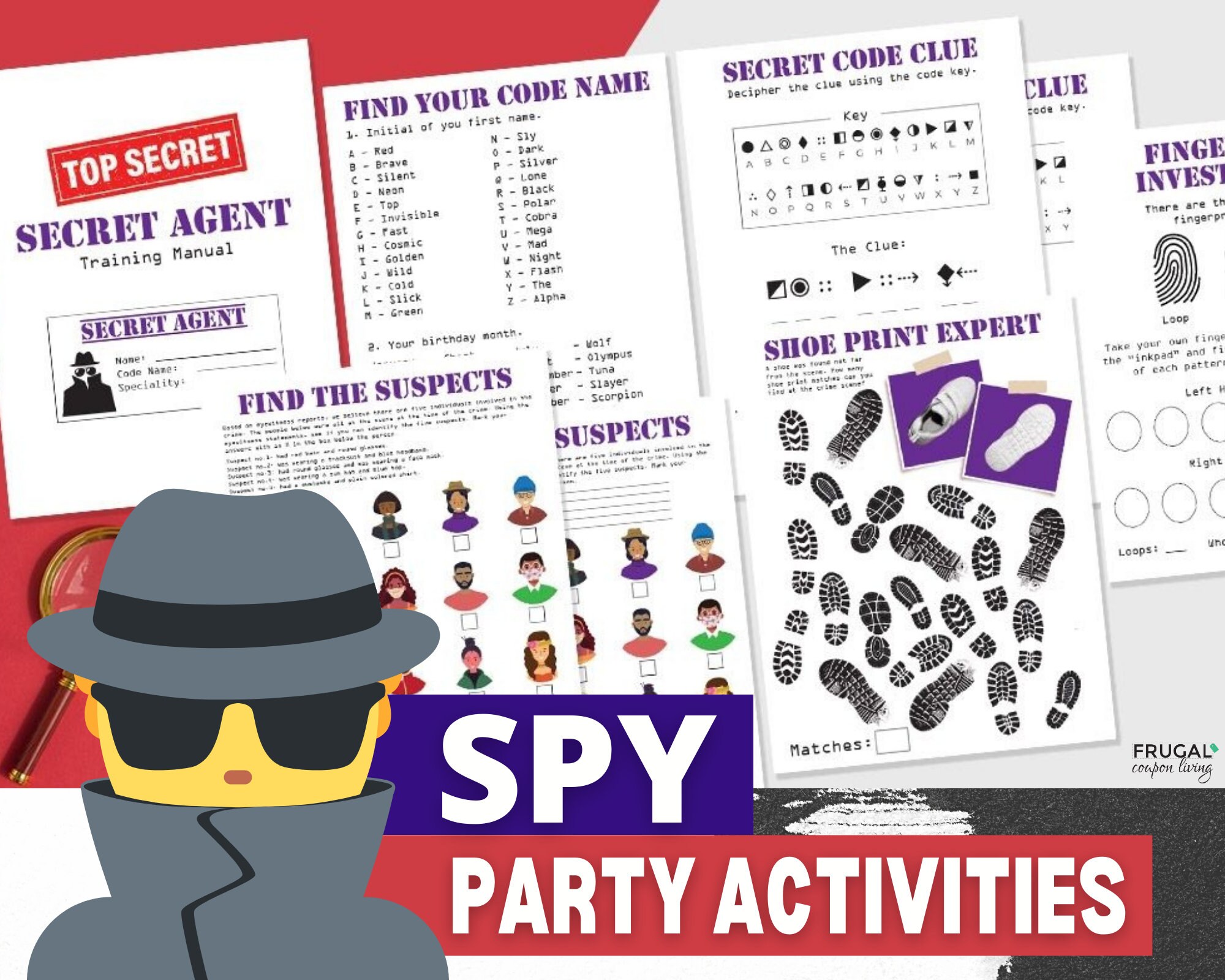 Ultimate Spy Party Set, Secret Agent Birthday Party Mega Bundle, Spy ...