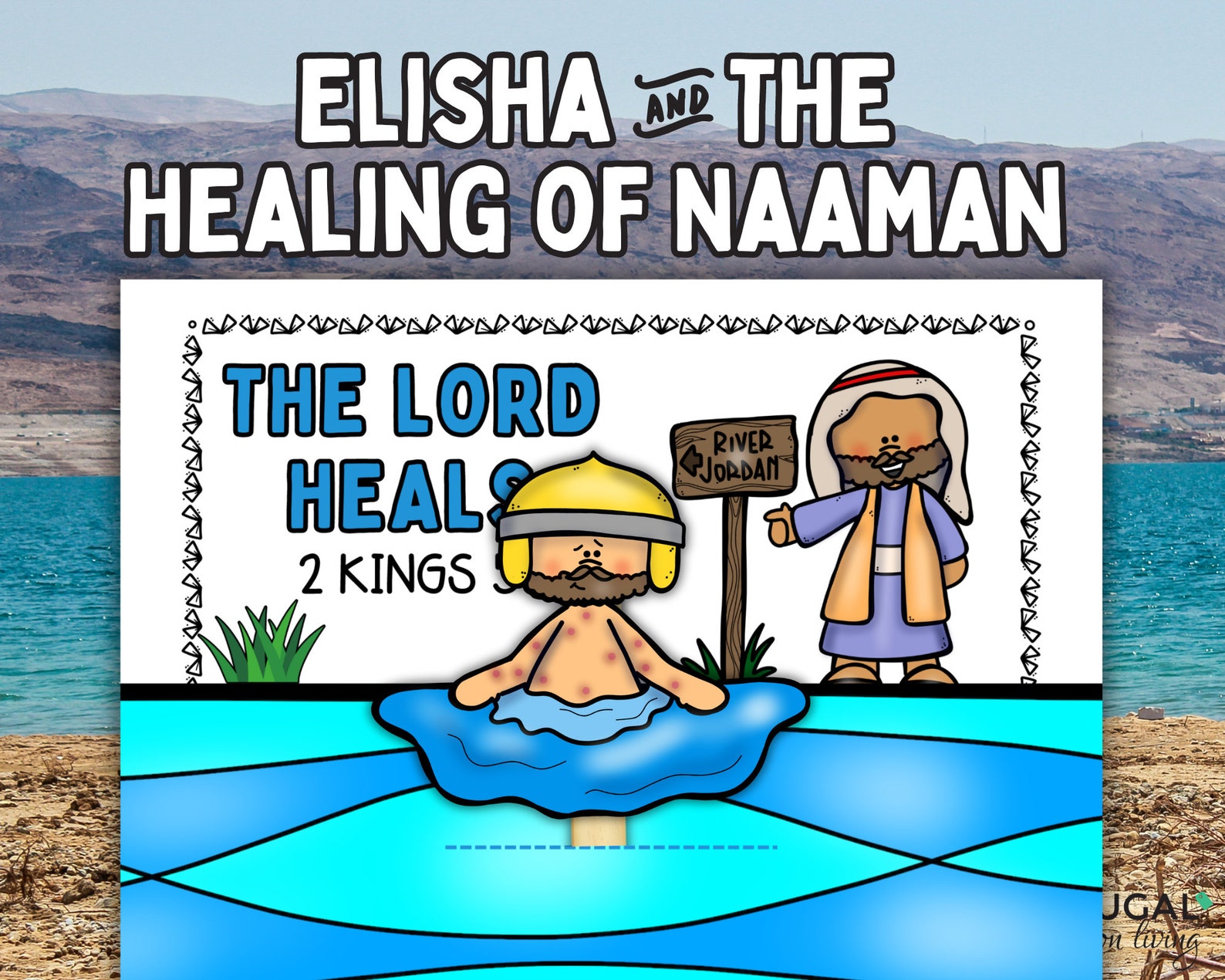 Elisha and Story of Naaman Healed of Leprosy, 2 Kings 5 Sunday School ...