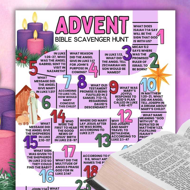 Nativity Advent Calendar - Etsy