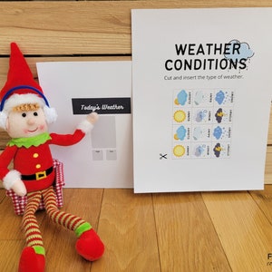Fun Elf Prop Weather Report | Funny Classroom Elf Meteorologist Elf ...