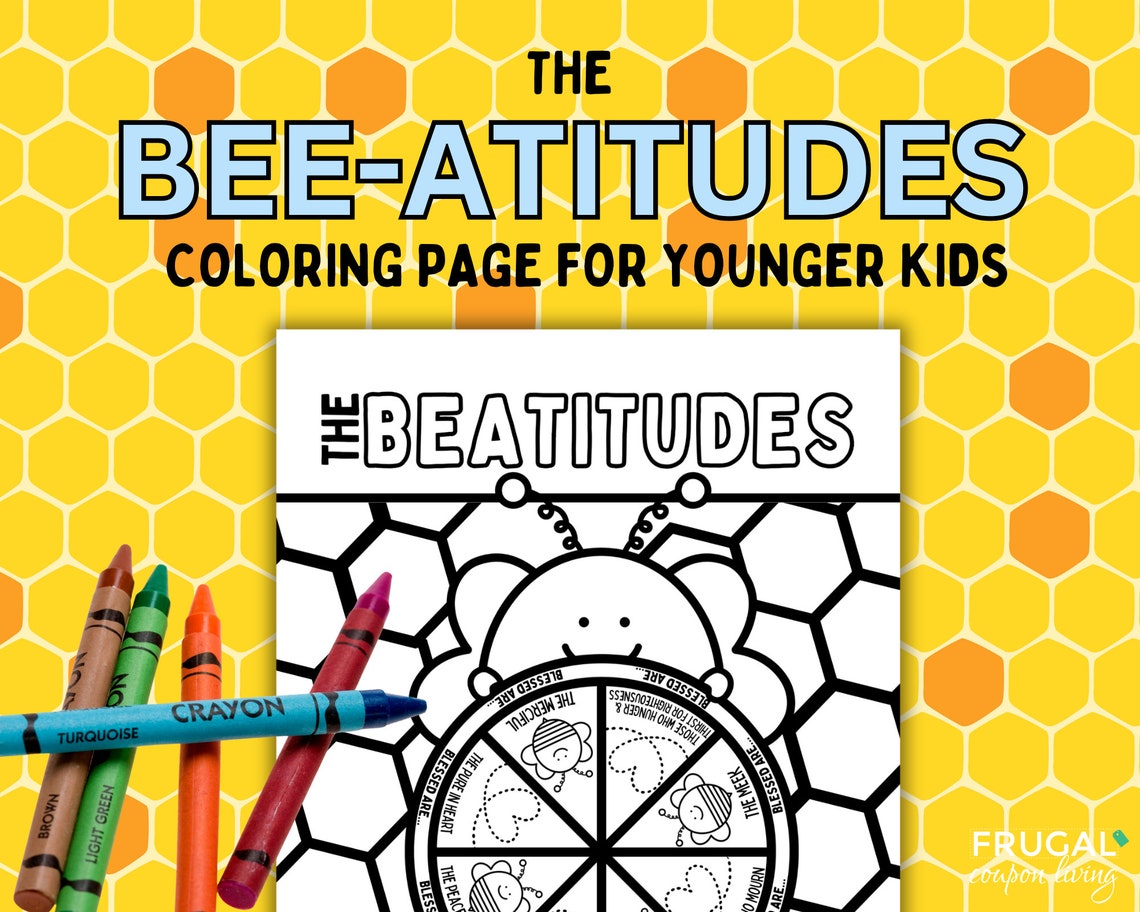 Beatitudes for Kids Bible Verse Activity the Beatitudes Coloring Wheel ...