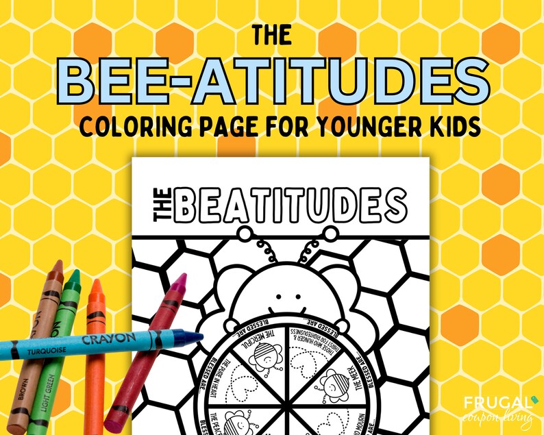 Beatitudes for Kids Bible Verse Activity the Beatitudes Coloring Wheel ...