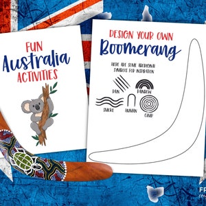 Printable Australia Activity Pack for Kids - Instant Digital Download ...