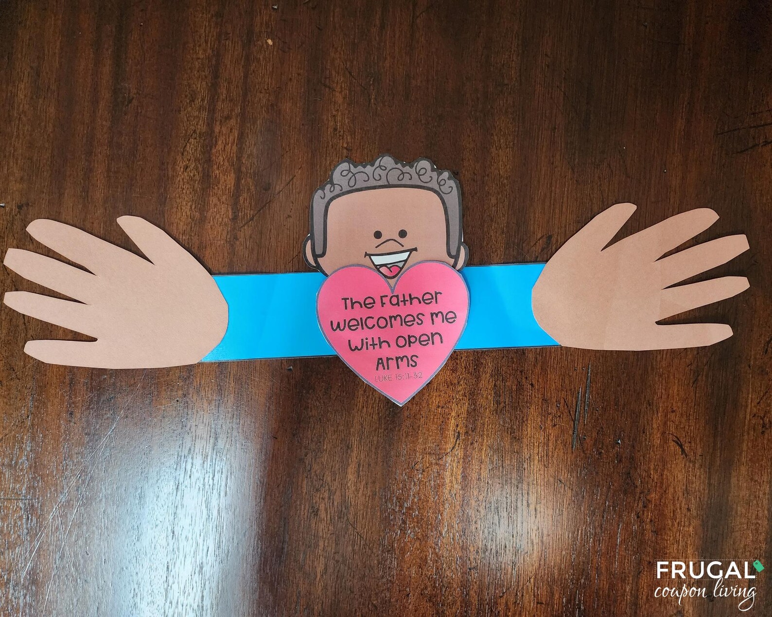 Forgiveness Craft for Kids - the Prodigal Son Hug Craft Printable Bible ...