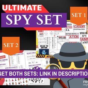 Spy Birthday Party Activities for Kids | Spy Party for Kids With ID ...