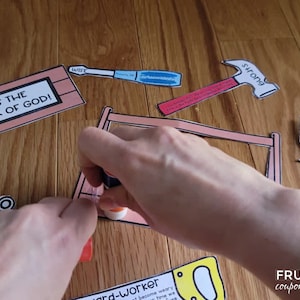 Christian Father's Day Bible Craft for Kids, Sunday School Activity ...