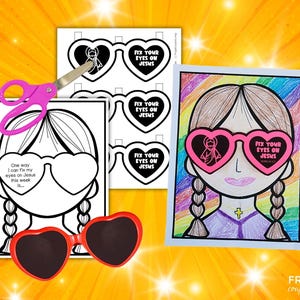 Fix Your Eyes on Jesus Sunglasses Craft, Turn Your Eyes Upon Jesus ...
