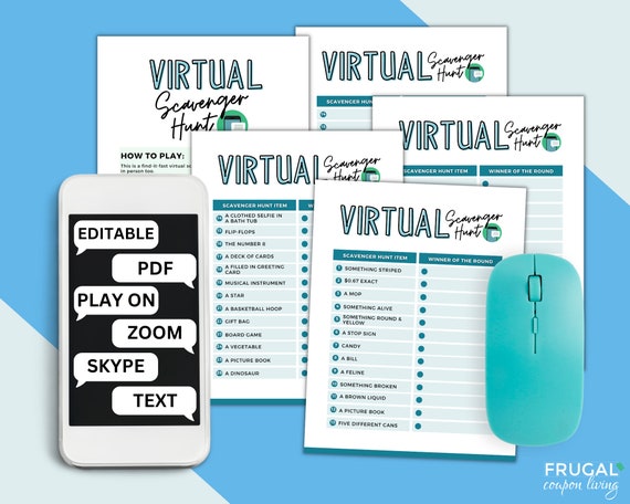 Virtual Scavenger Hunt for Adults or Teens | Perfect for Small Groups ...