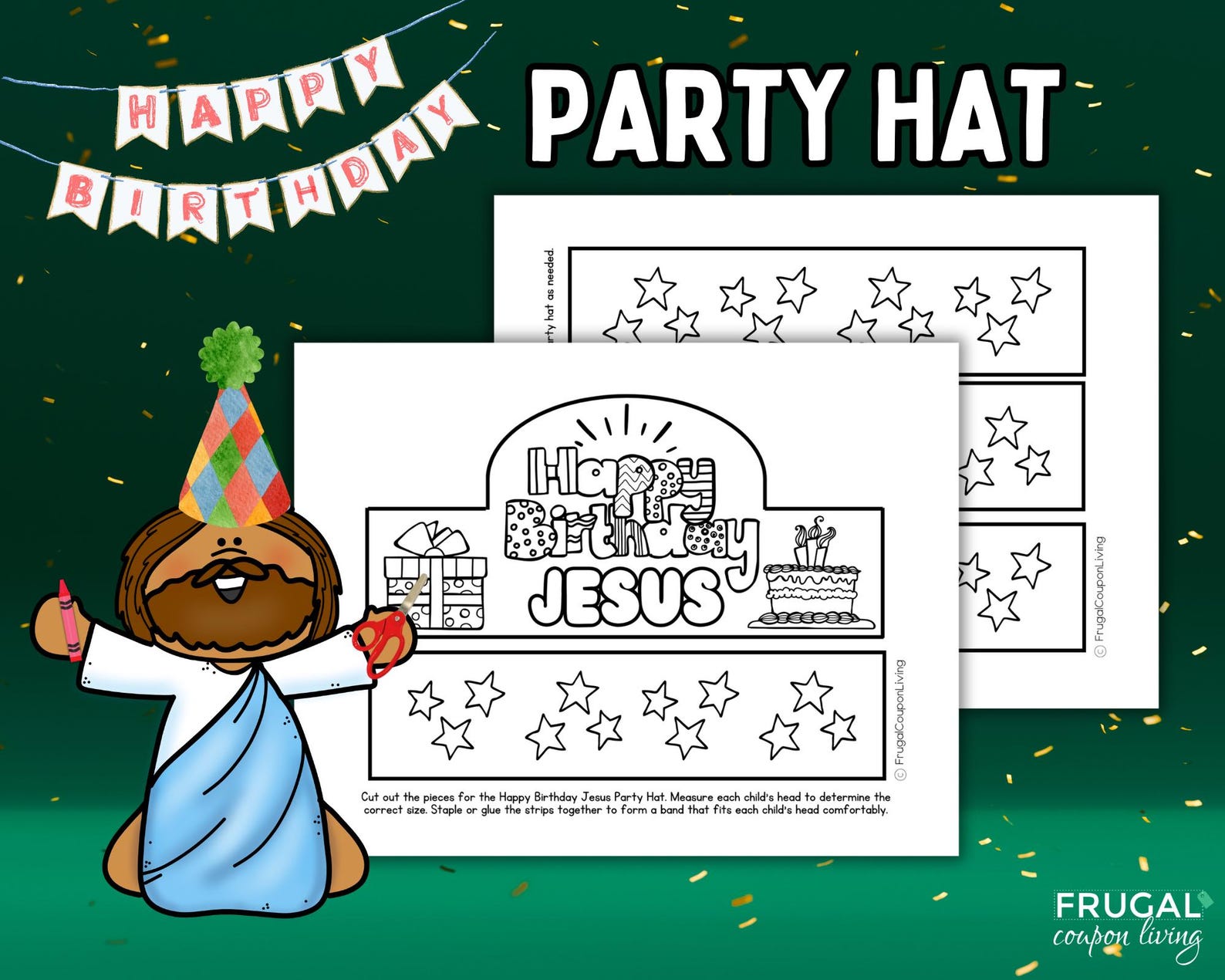 Happy Birthday Jesus Party Set, Celebrate the Reason for the Season ...