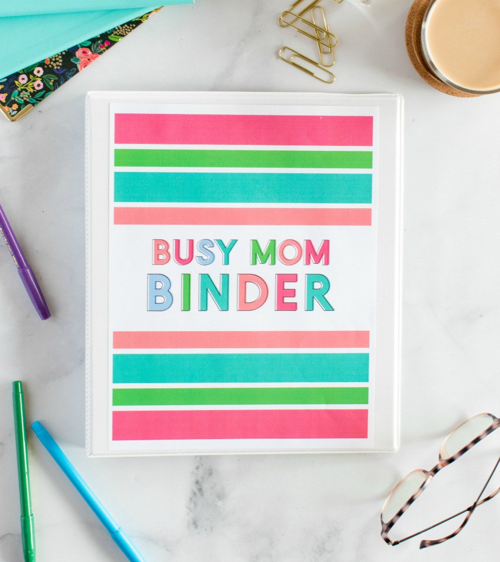 The BEST Busy Mom Binder & Planner | Home Management Binder for Home ...