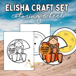 Elisha Craft Bundle for Kids - Elisha & the Widow's Oil, Story of ...