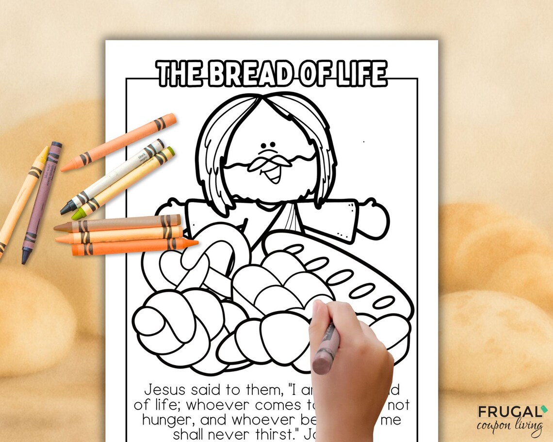 Bread of Life Craft for Kids, Jesus Said "i Am the Bread of Life ...