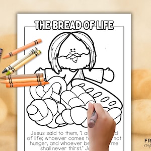 Bread of Life Craft for Kids, Jesus Said "i Am the Bread of Life ...