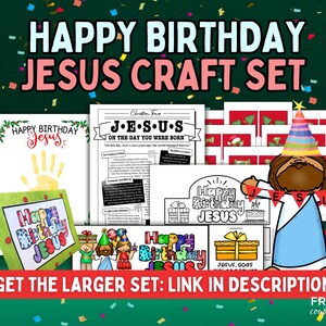 Happy Birthday Jesus Handprint Art, Christmas Handprint Craft, Jesus ...
