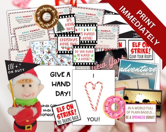 Give a Hand Day Elf Prop Printable Encourage Good Deeds This - Etsy