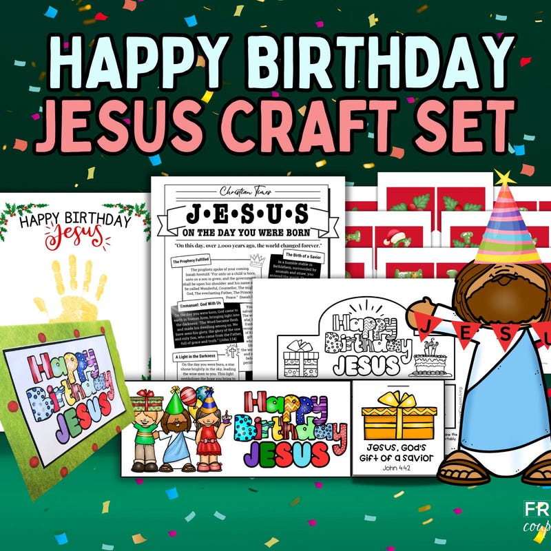 Happy Birthday Jesus - Etsy