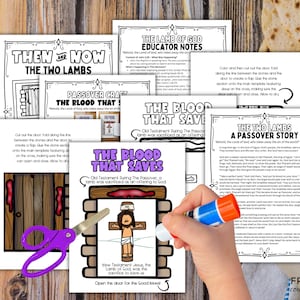 Christian Passover Craft for Kids, Easter Lamb of God and Jewish Pesach ...