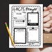ACTS Method of Prayer Worksheet for Kids, Acts Prayer Journal Printable ...