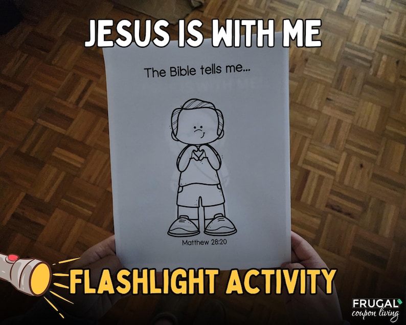 Jesus is With Me Christian Flashlight Activity, the Great Commission ...