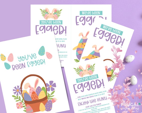 You've Been Egged Sign + We've Been Egged Easter Printable | Easter ...