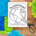 Christian Earth Day Craft Printable, Earth Paper Craft for Kids ...
