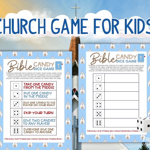 Games for Sunday School - Etsy