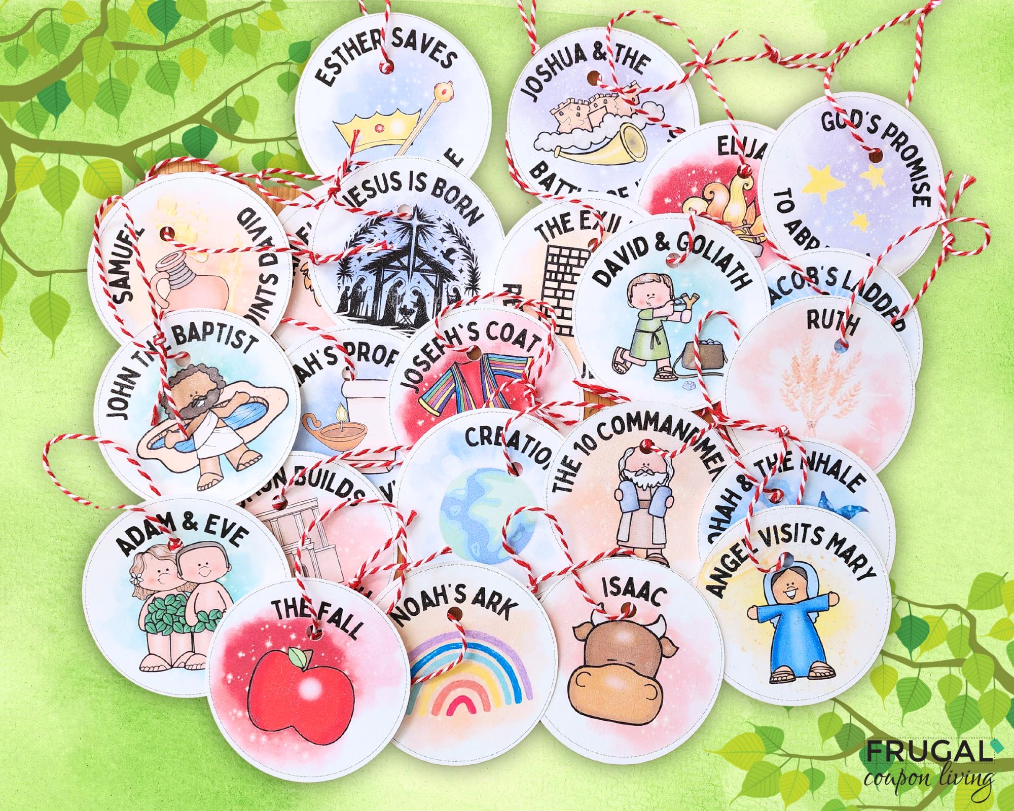 Jesse Tree Ornaments Printable Set, the Jesse Tree Advent Activity for ...