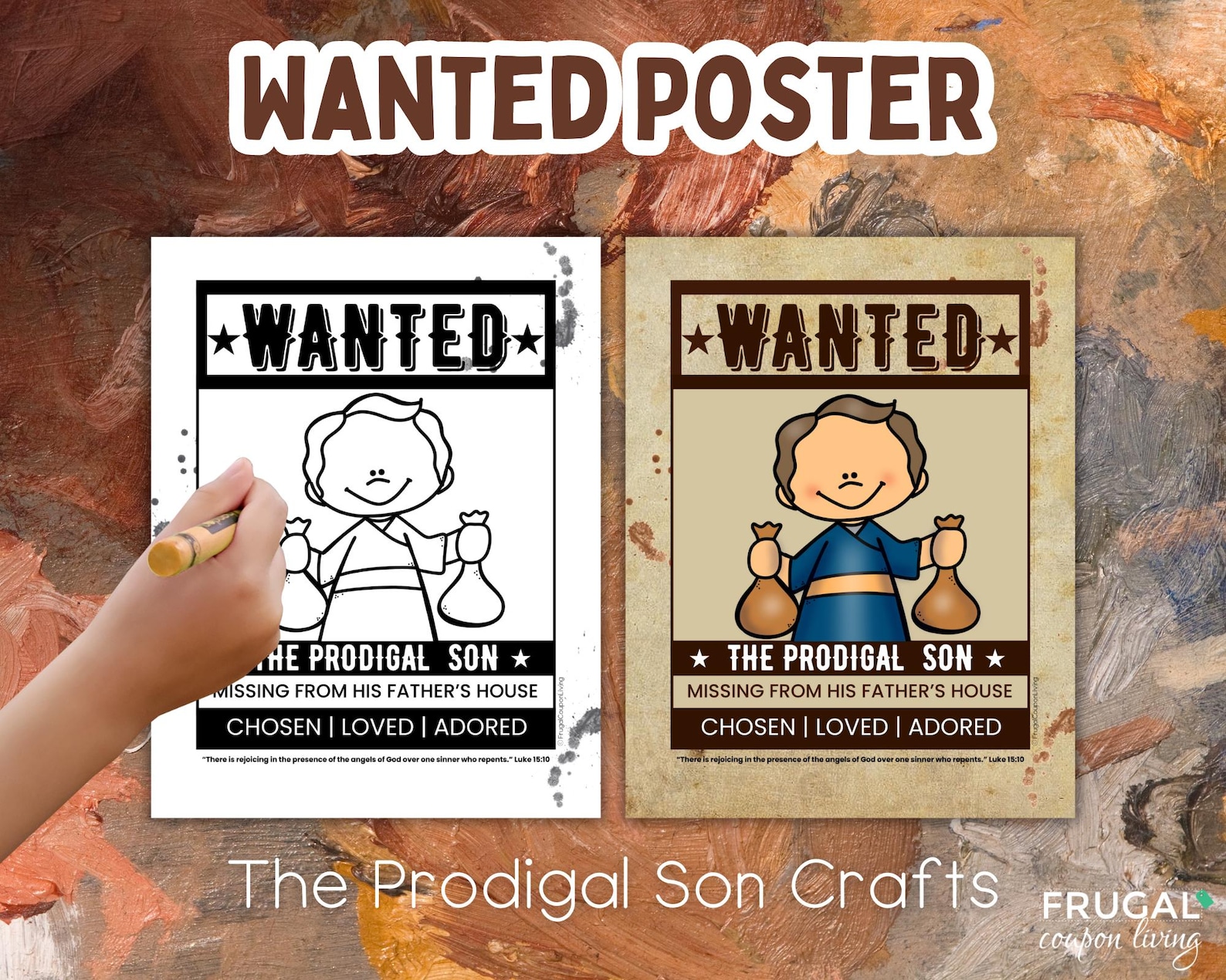 The Prodigal Son Craft Bundle for Kids, Parable Luke 15 the Lost Son ...