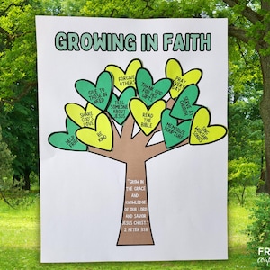 How to Grow in Faith Craft for Kids, Sunday School Seed of Faith Craft ...